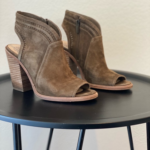 Vince Camuto Peep Toe Booties
